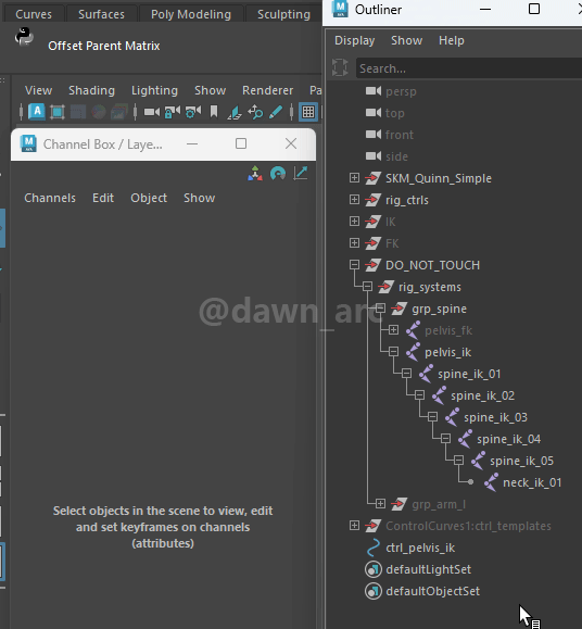 [Maya]Rigging 18 - Common Tricks